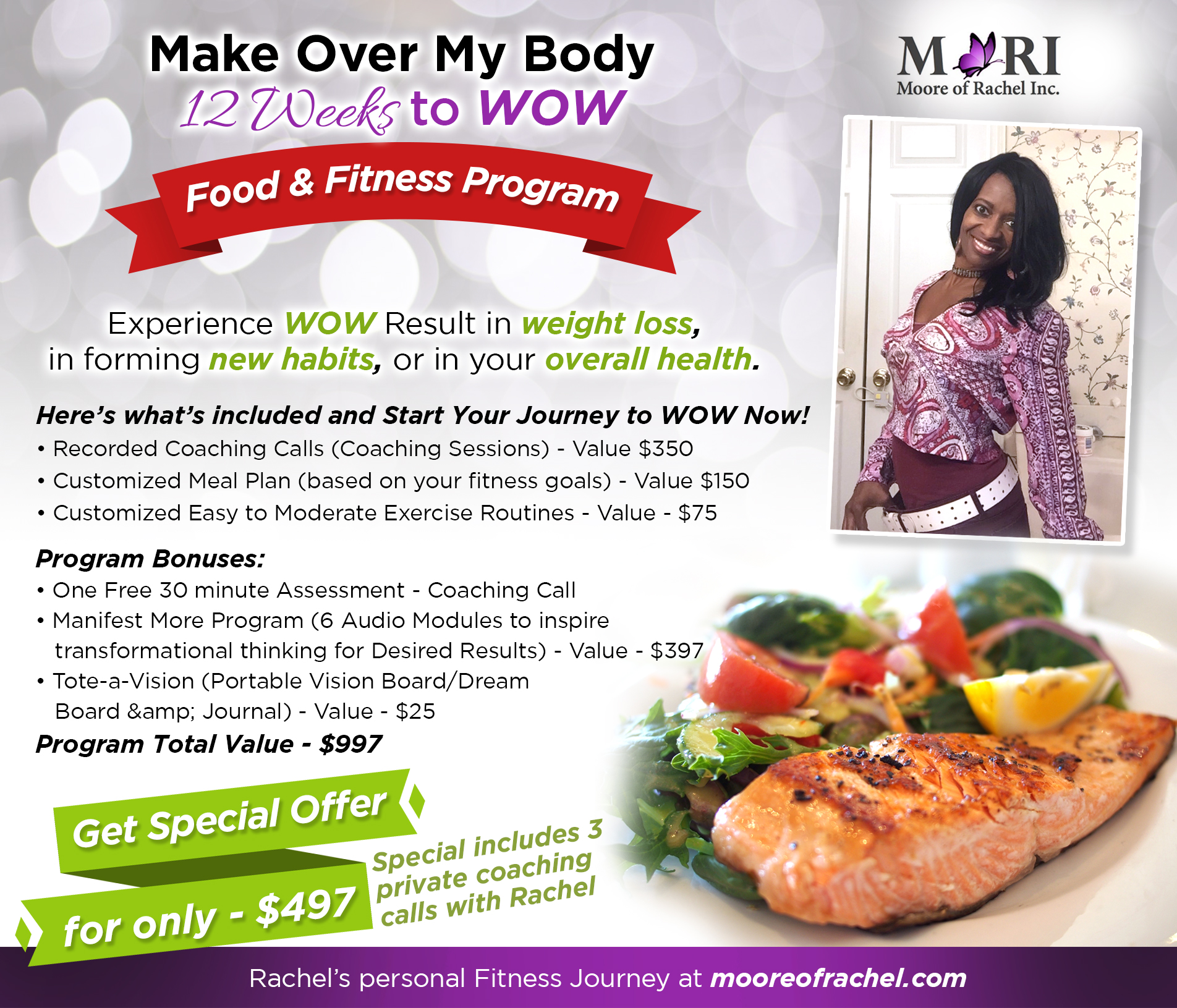 Make Over My Body Program - mooreofrachel.com