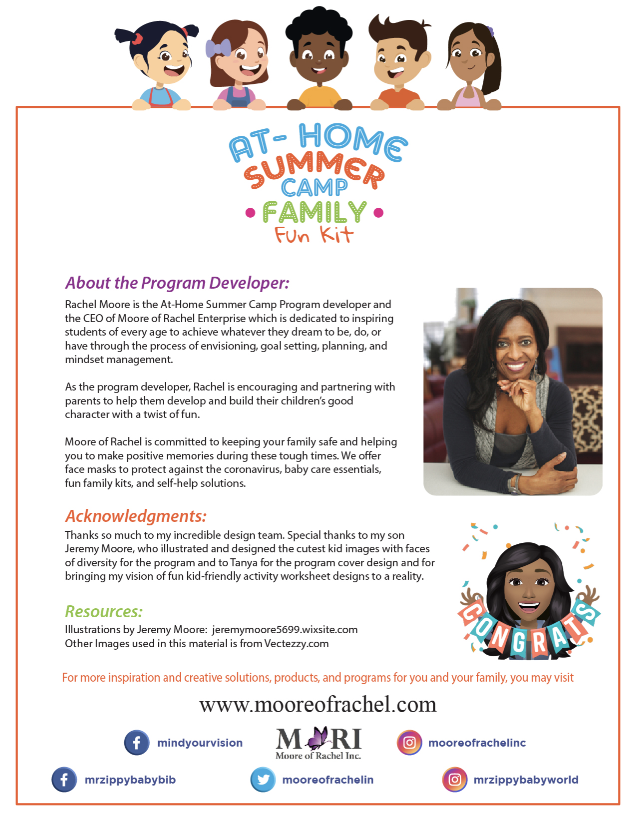 At-Home Summer Camp Kit - mooreofrachel.com